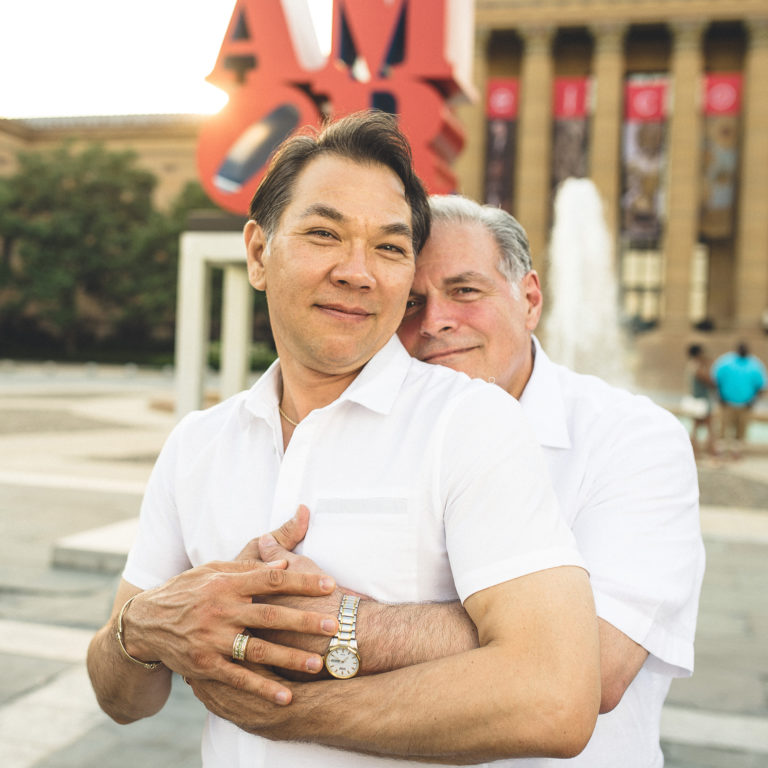 Philadelphia - Philadelphia Art Museum, Pat and Ed, Wall Display