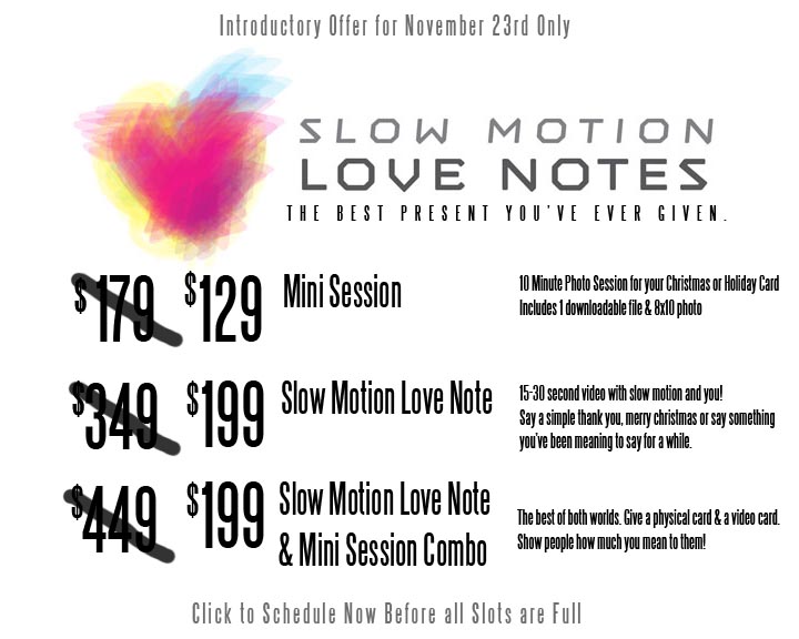 Slow Motion Love Notes by Allebach Photography